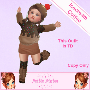 Second Life Marketplace - ! Petite Pixies - Icecream Coffee (TD)